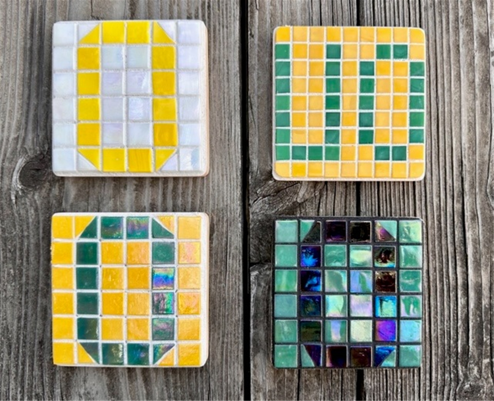 Mosaic Craft Tile Coaster Set from Hakatai