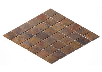 Antiqued Copper Diamond