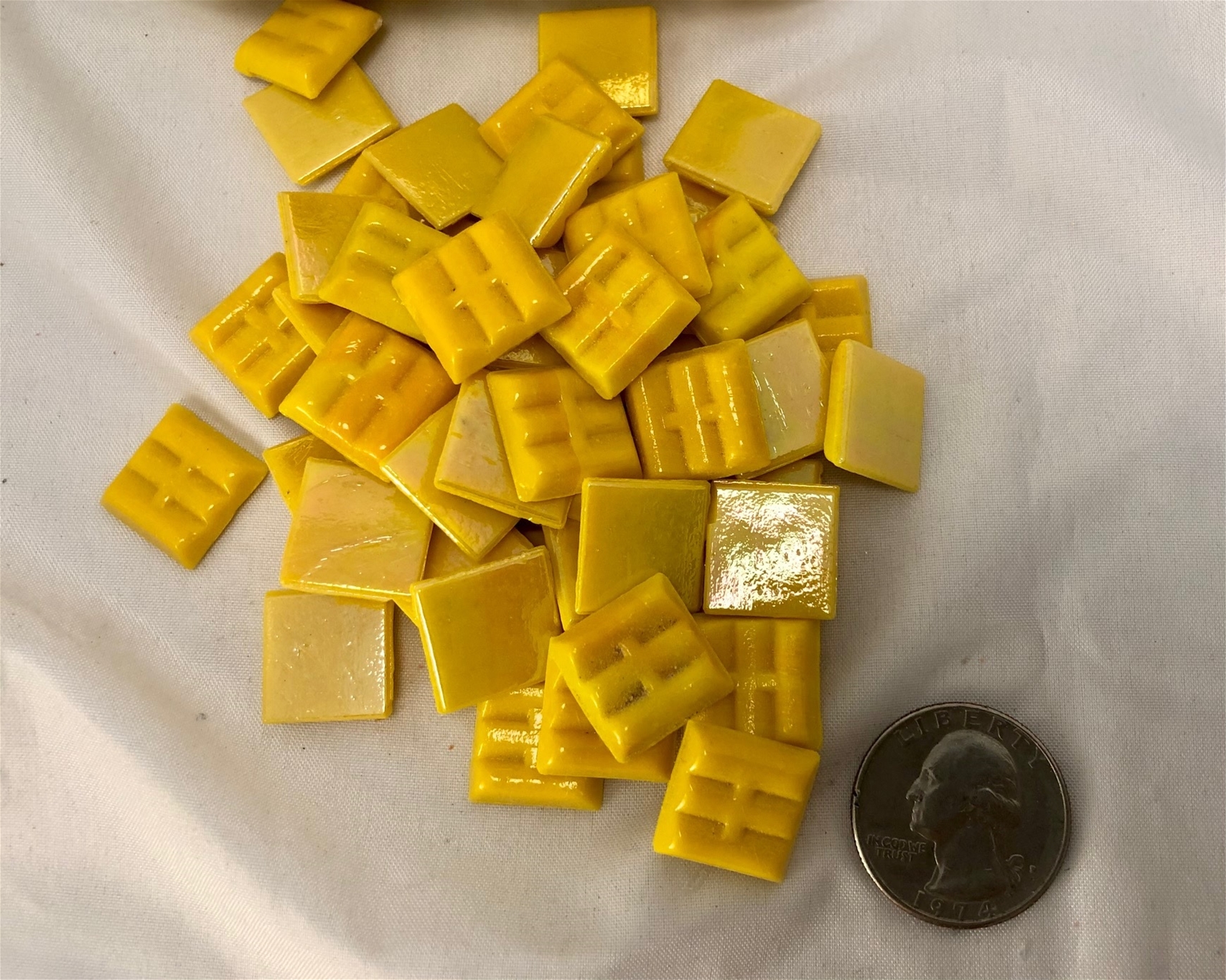 Mustard Yellow Iridescent