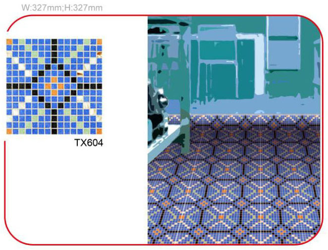 Custom Mosaic mural images